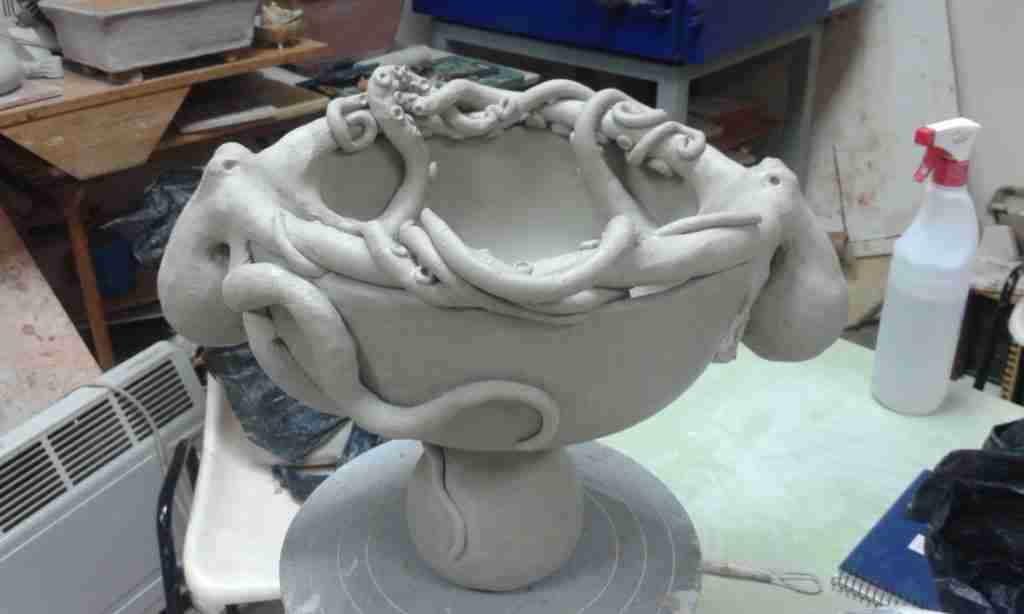 The Making of the Octopus Bowl | Emma Plunkett Art